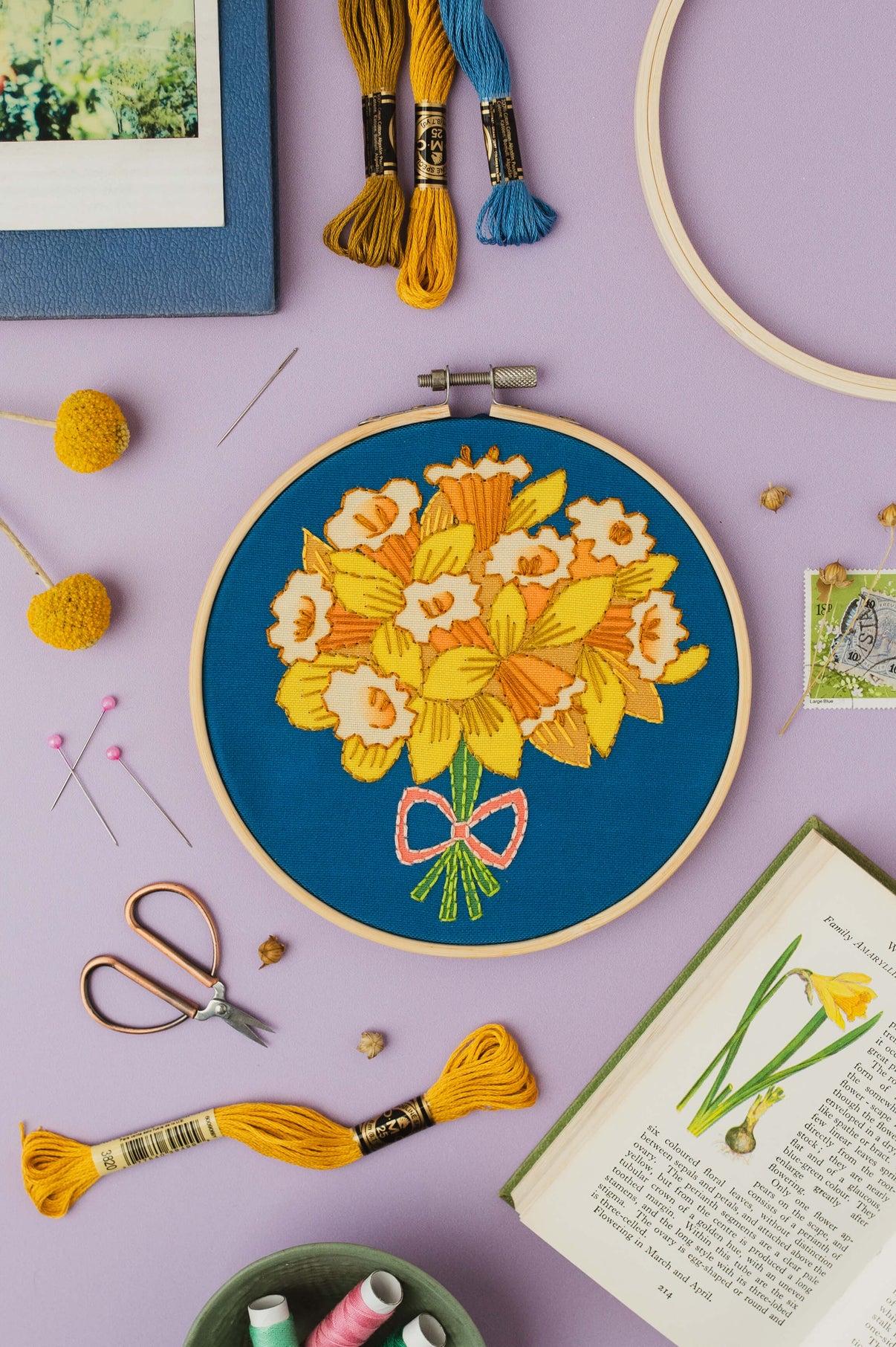 Daffodils Embroidery Kit – Rikrack