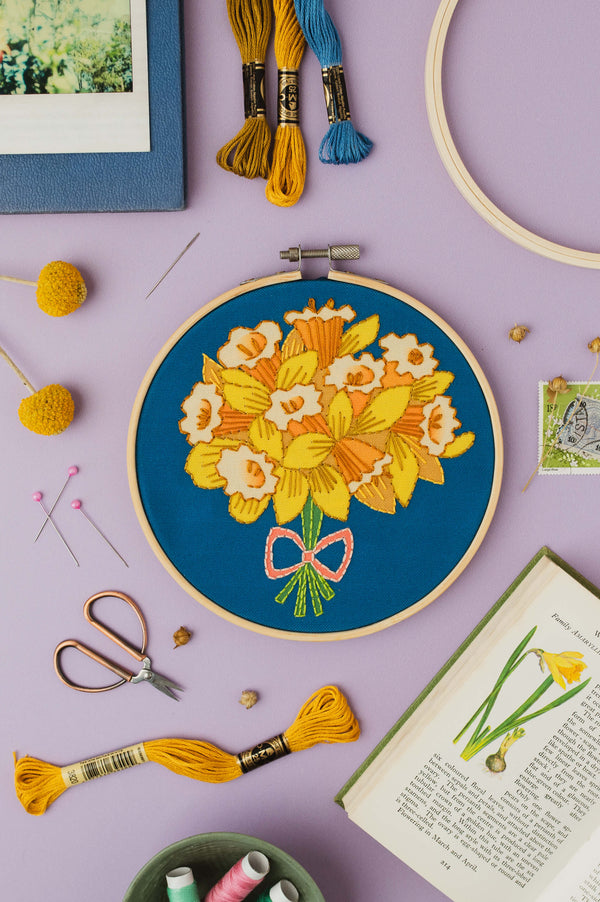 Daffodils Embroidery Kit – Rikrack