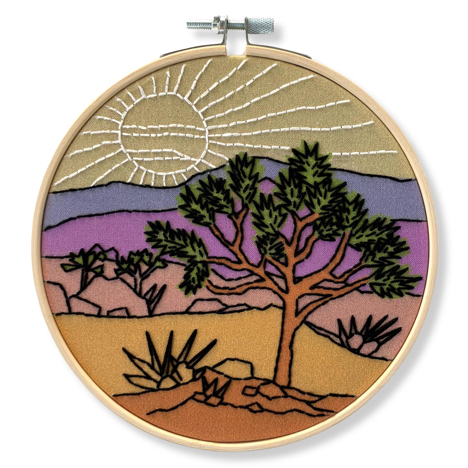 Joshua Tree Embroidery Kit Instructions | Rikrack Embroidery