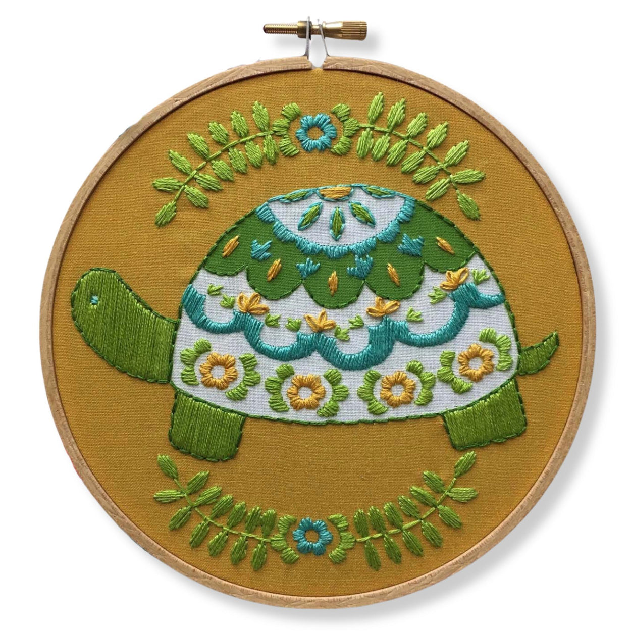 Turtle Embroidery Kit Instructions | Rikrack Embroidery