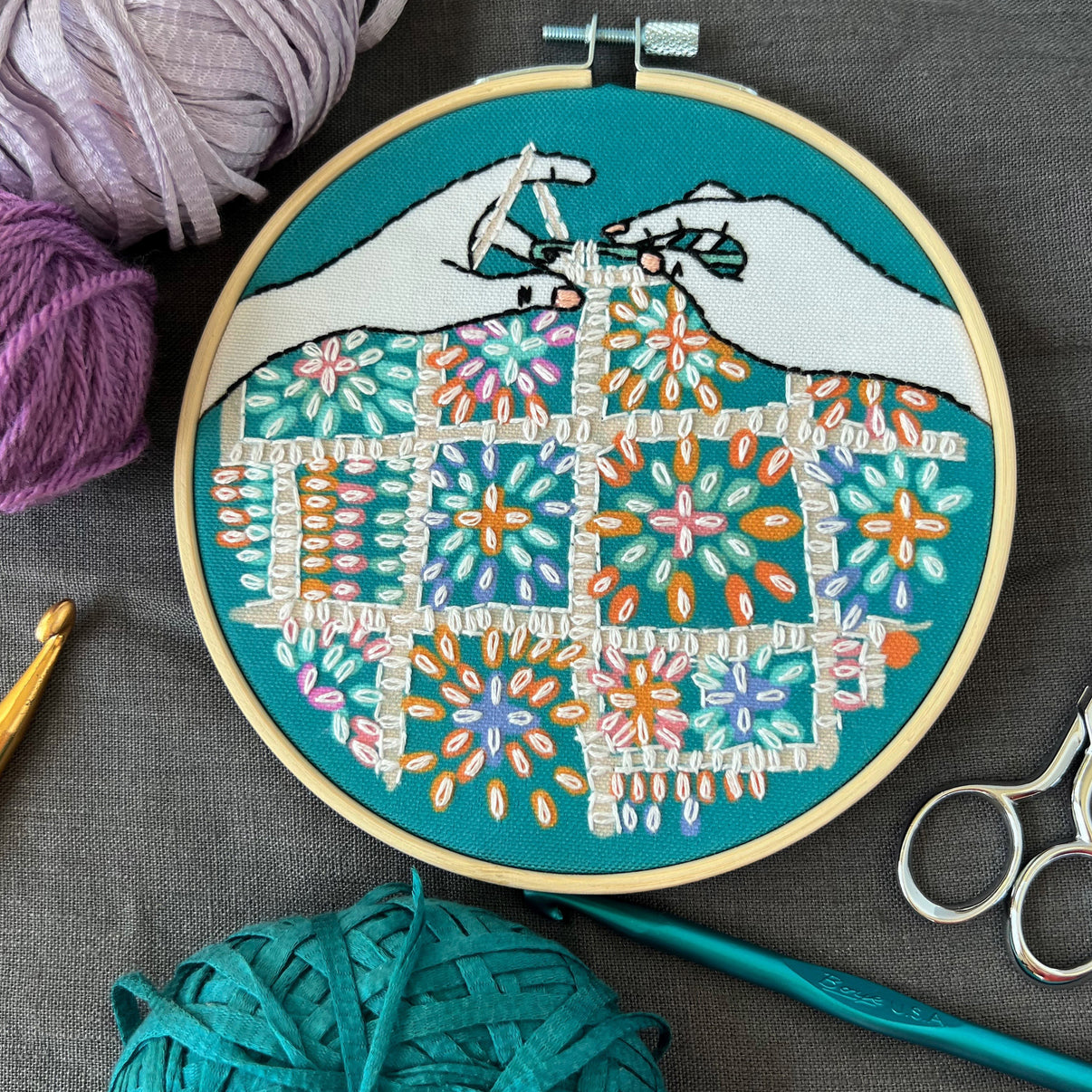 Crochet Embroidery Kit – Rikrack