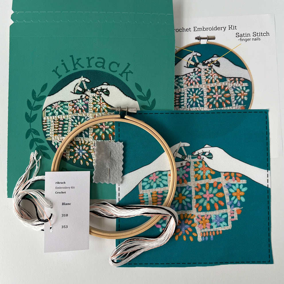 Crochet Embroidery Kit – Rikrack