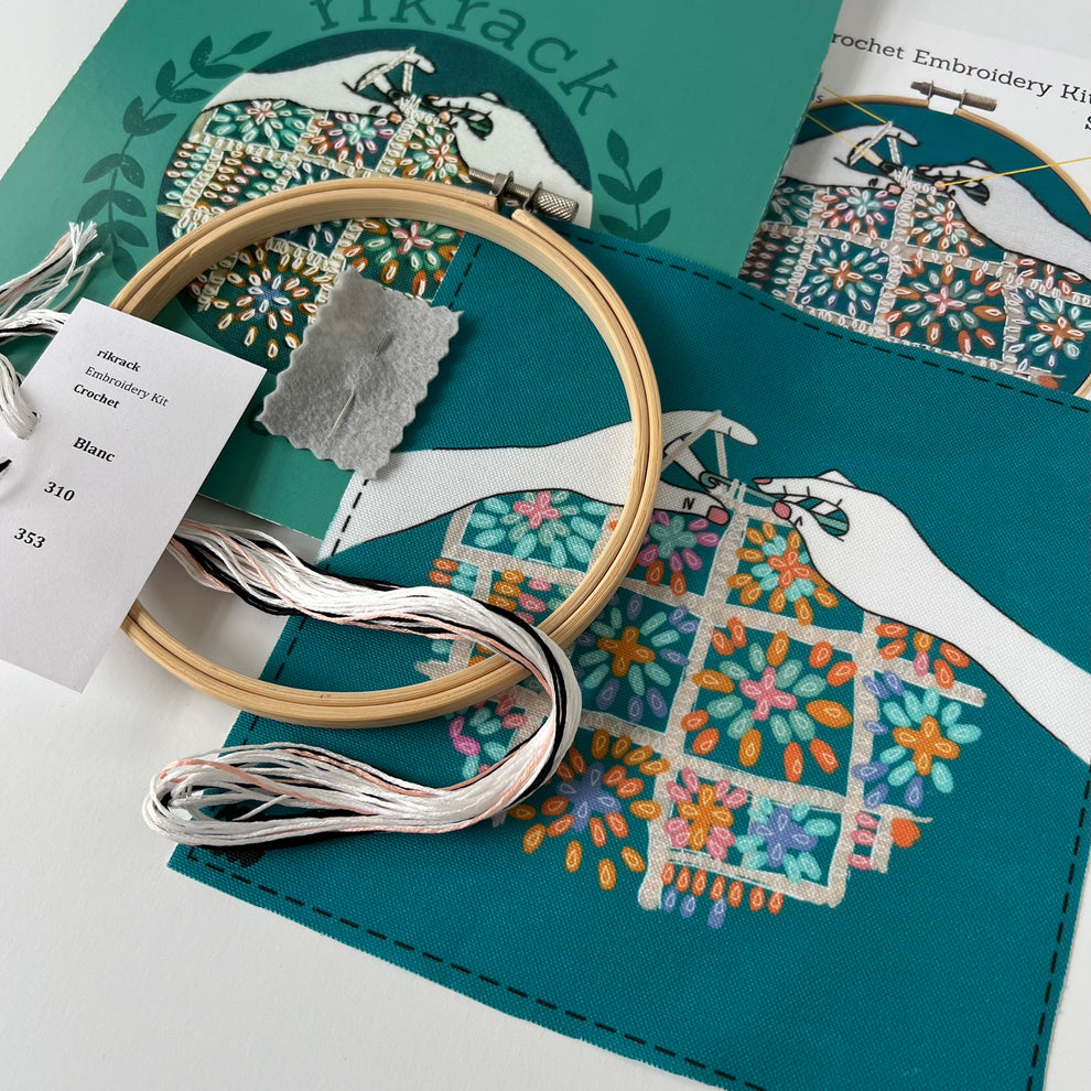 Crochet Embroidery Kit – Rikrack