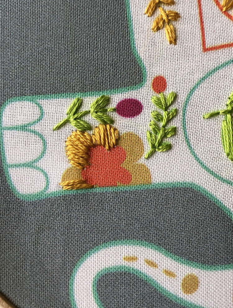 Elephant Embroidery Kit Instructions | Rikrack Embroidery