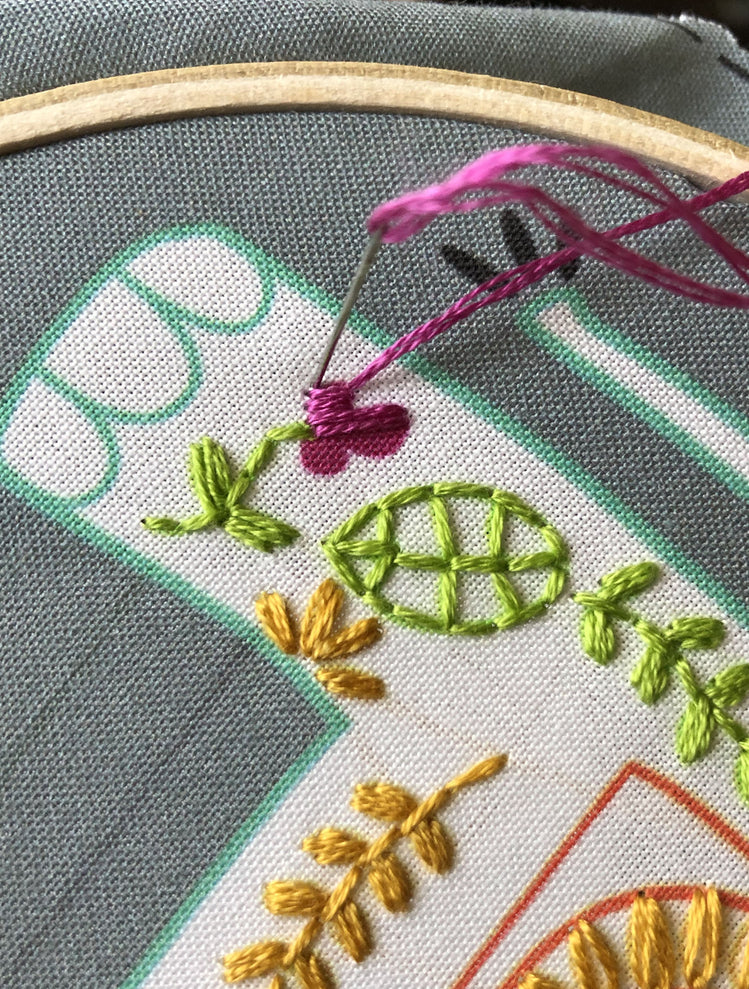 Elephant Embroidery Kit Instructions | Rikrack Embroidery