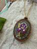 Iris Embroidery Necklace Kit – Rikrack