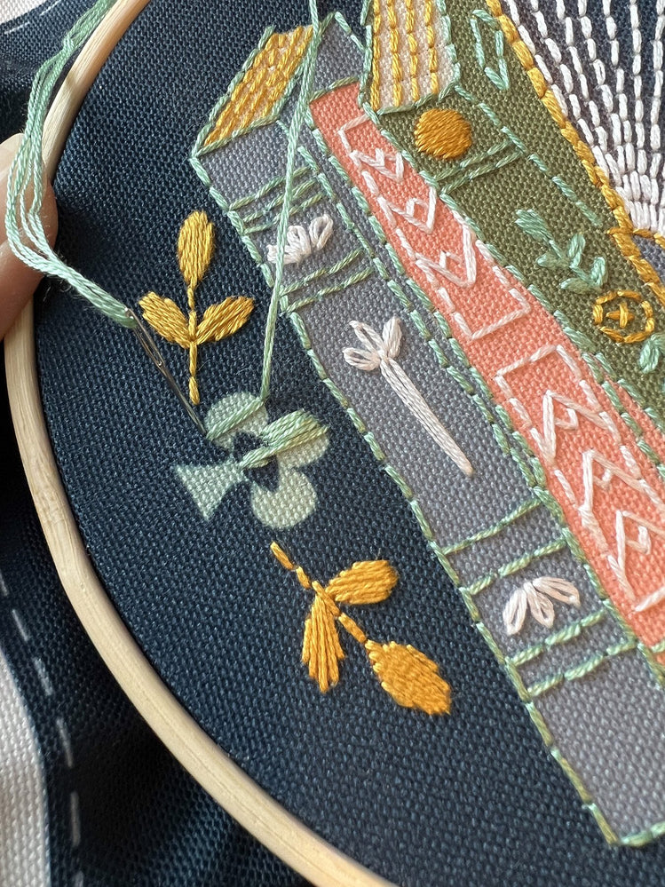 Reader Embroidery Kit Instructions | Rikrack Embroidery