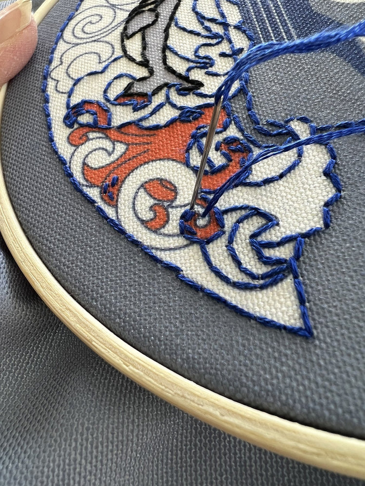 Ship Embroidery Kit Instructions | Rikrack Embroidery